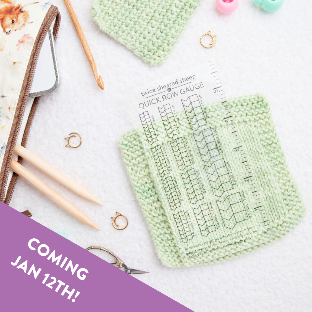 Quick ROW Gauge Ruler - Twice Sheared Sheep