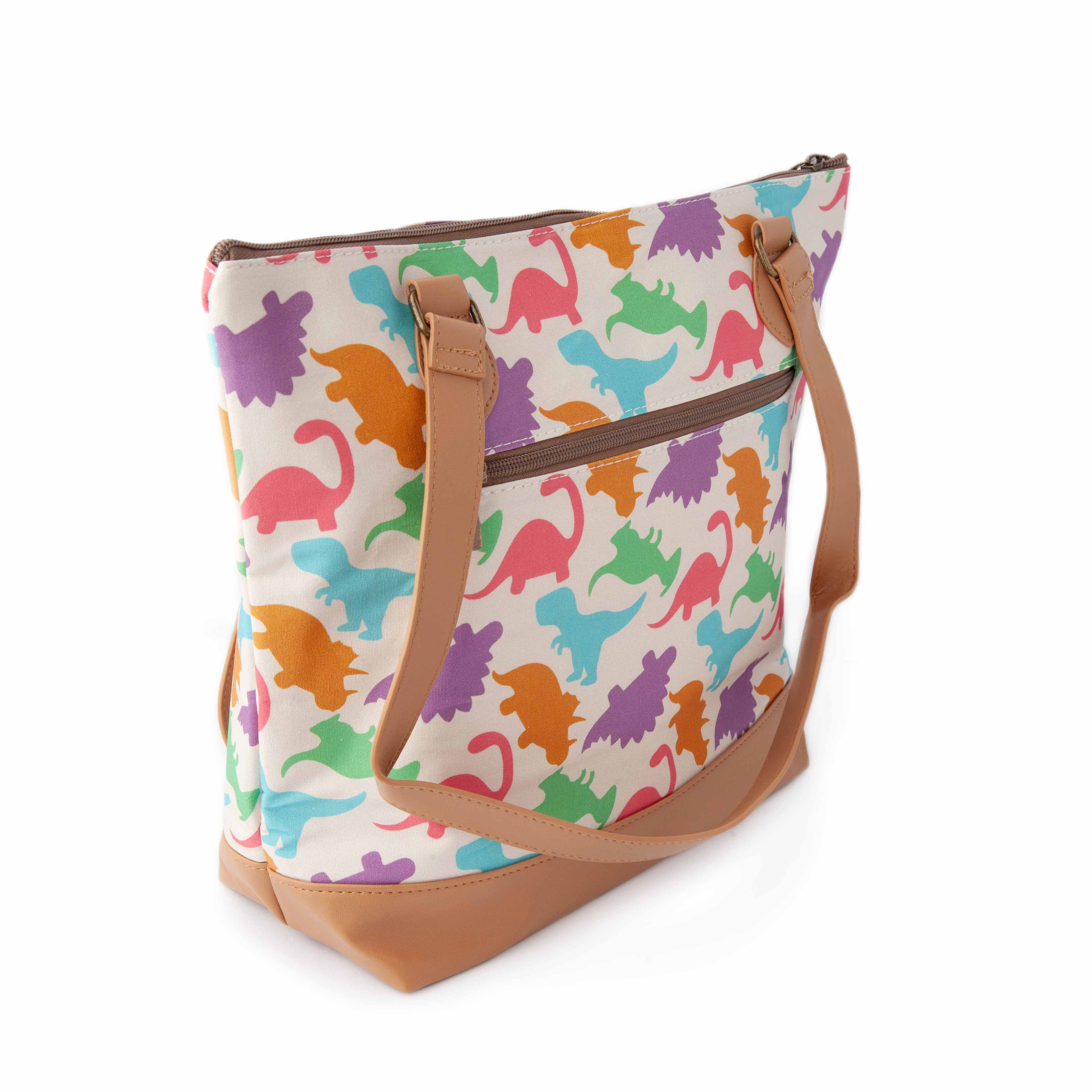 Dino Mega Trinity Bag – Large Zippered Knitting Project Bag - Twice ...