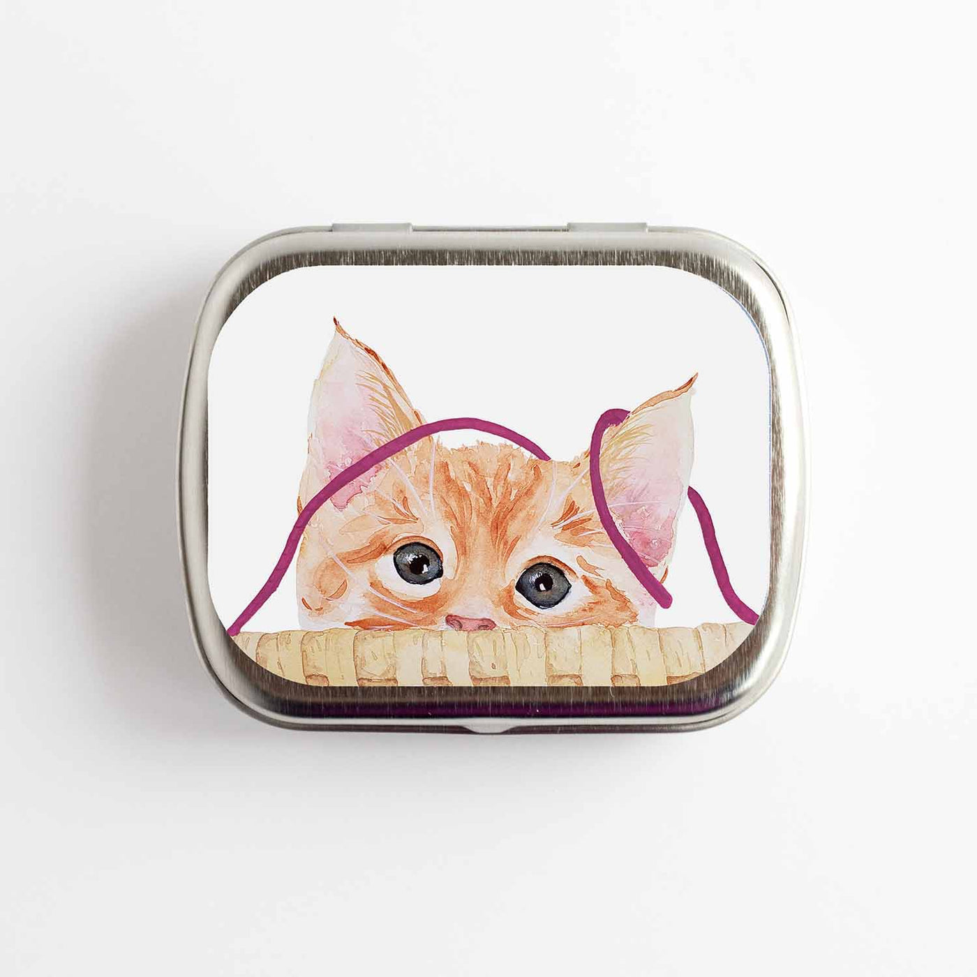 Kitten Stitch Marker Storage Tin - Twice Sheared Sheep