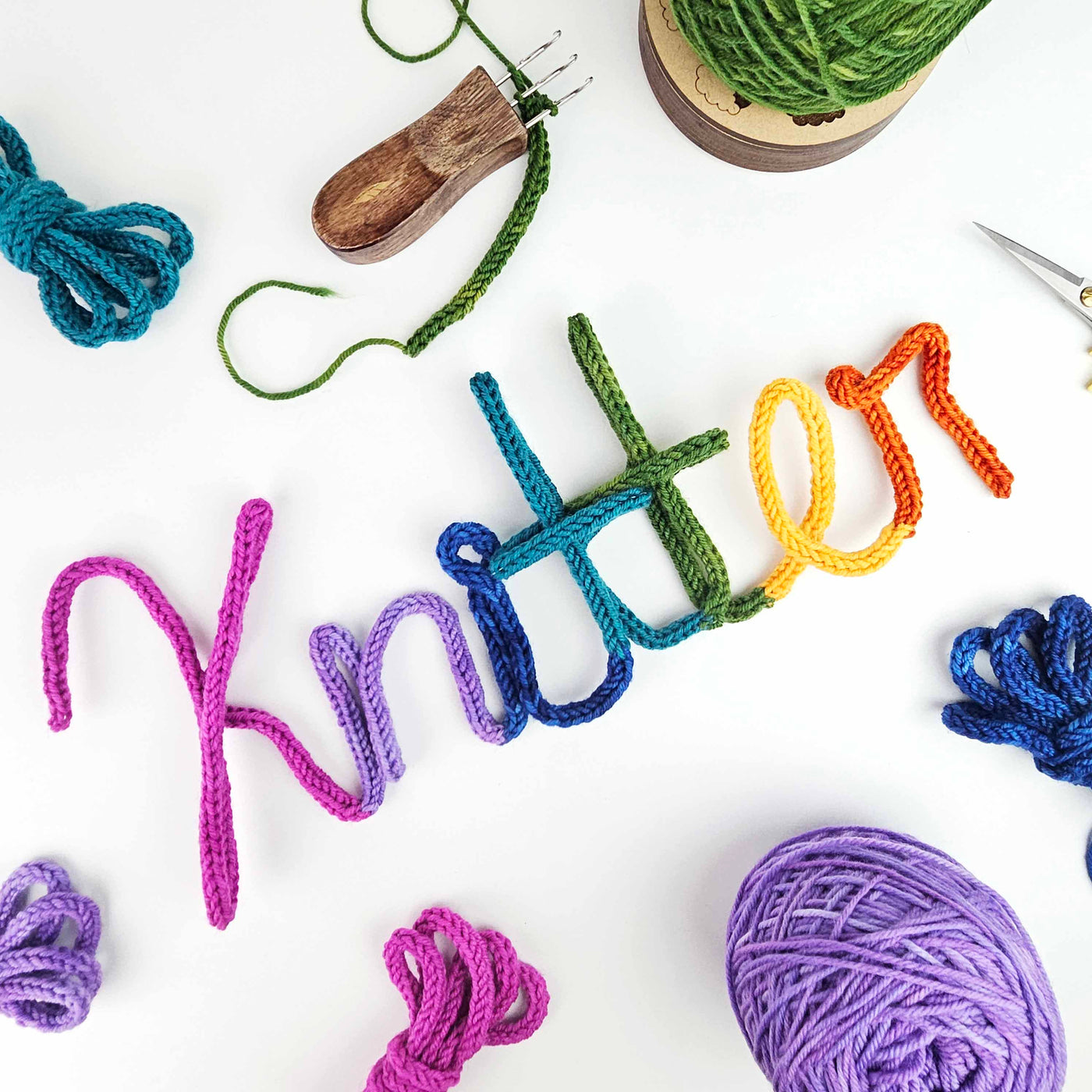 The Knitted Alphabet - Knitted Wire Art Letter Template PDF - Twice ...