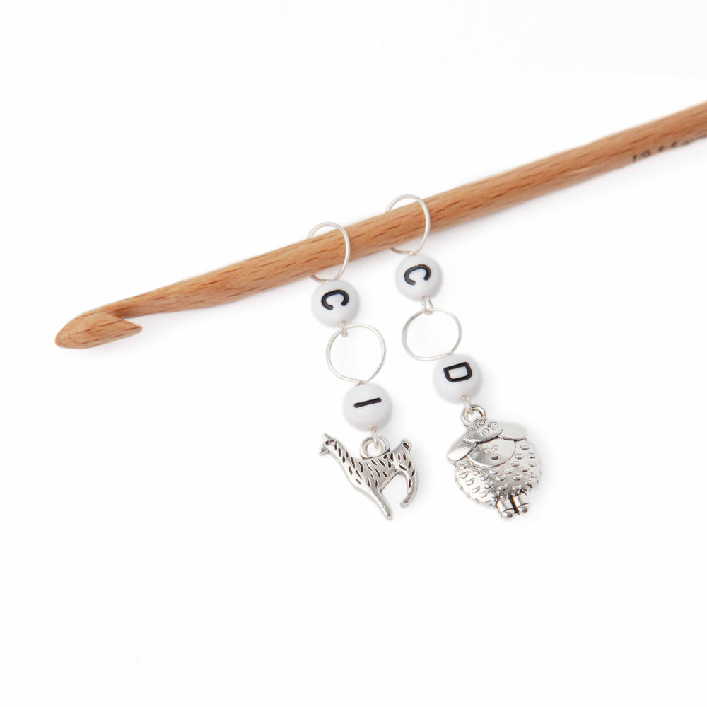 Sheep & Llama CROCHET Increase / Decrease Counter Set - Twice Sheared Sheep