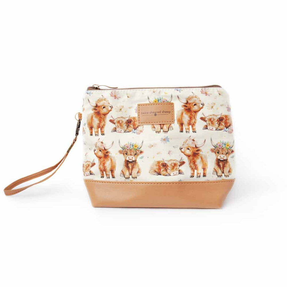 Mini Trini Bag – Small Zippered Sock Project Bag - Maisy the Highland ...