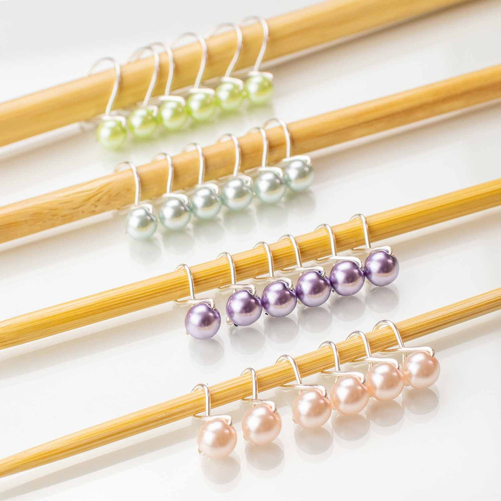 Amethyst Infinity Ring Stitch Markers for Knitting - Twice Sheared Sheep