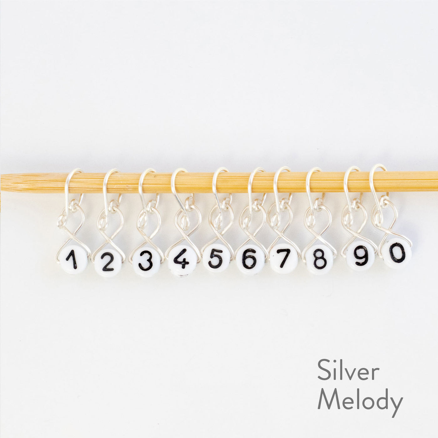 Number Stitch Markers - Twice Sheared Sheep