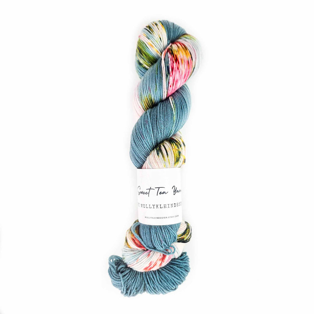 Sweet Tea Yarns Fingering Weight Yarn - Night Forest - Twice Sheared Sheep