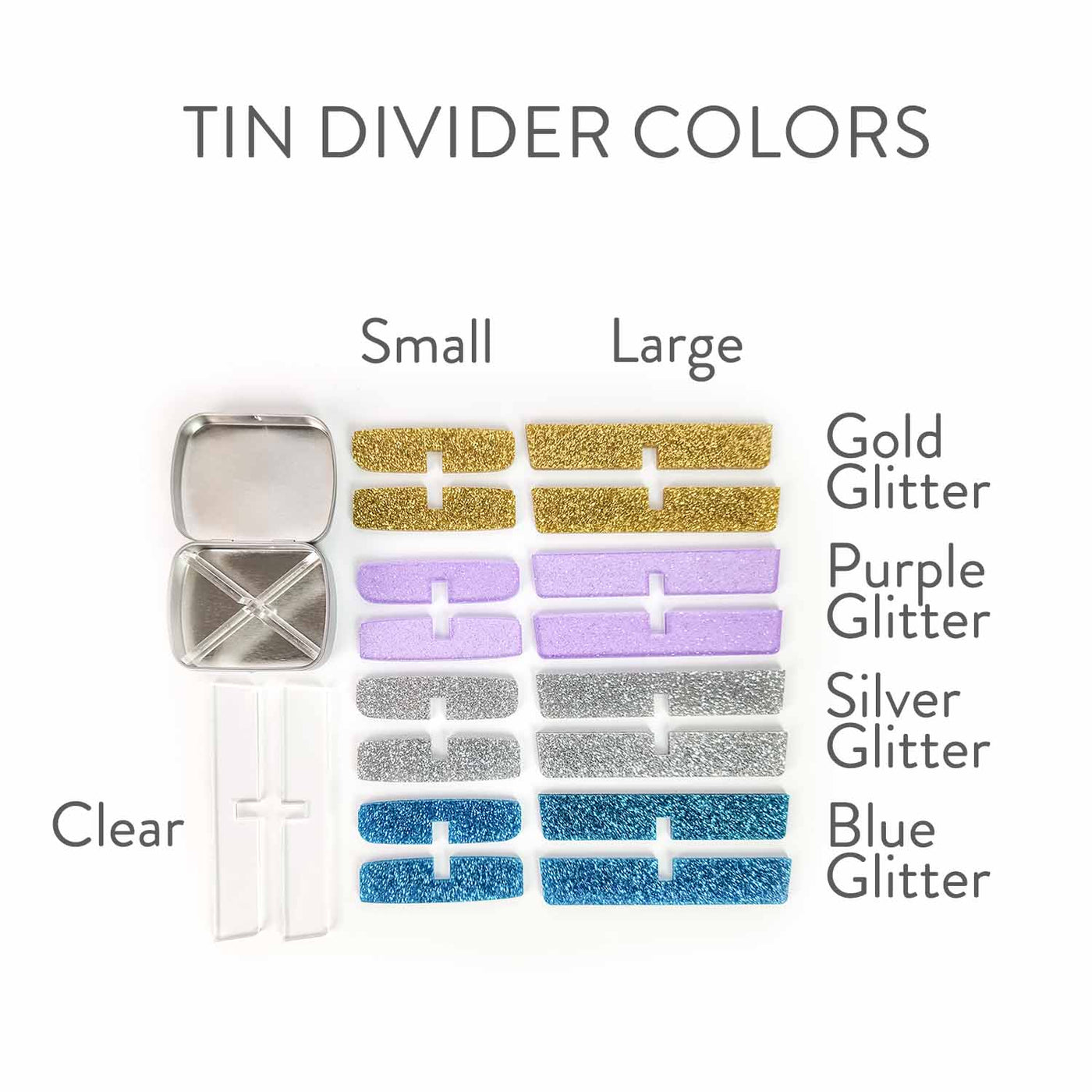 Storage Tin Dividers - Twice Sheared Sheep