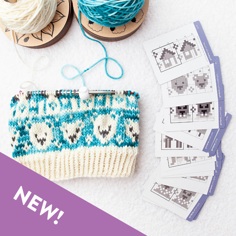 Storybook Doodle Deck Pattern by Pacific Knit Co - Twice Sheared Sheep