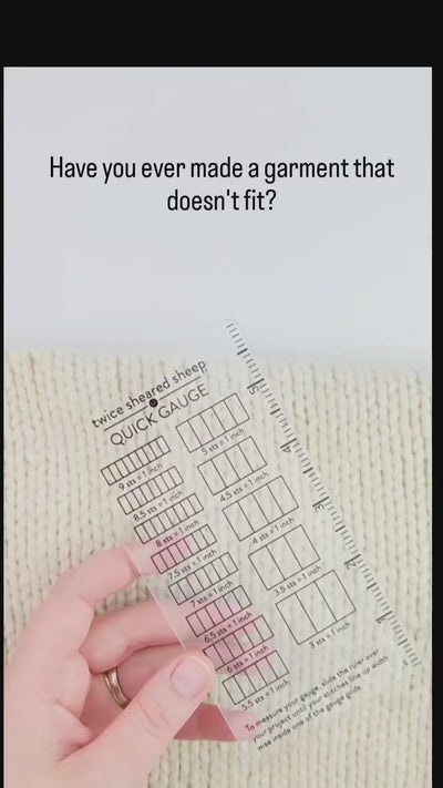 Quick Gauge Ruler - Twice Sheared Sheep