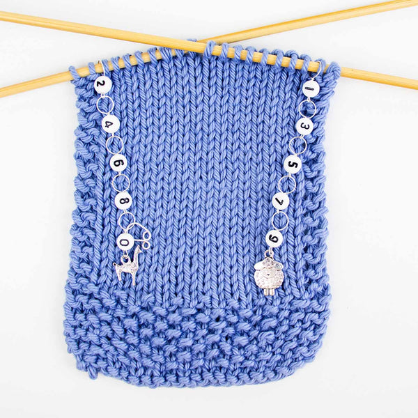 Sheep & Llama Odd / Even Knitting Row Counter Set - Twice Sheared Sheep